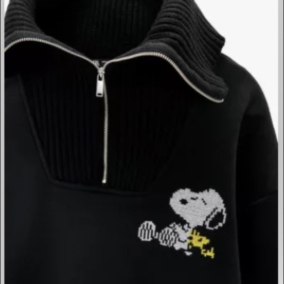 Peanuts | Dresses | Zara Snoopy Peanuts Sweaters Limeted Edition Size L ...